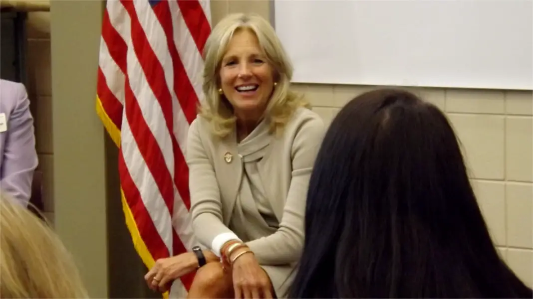 Second Lady Dr. Jill Biden visits Fort Riley Middle School - News Radio ...