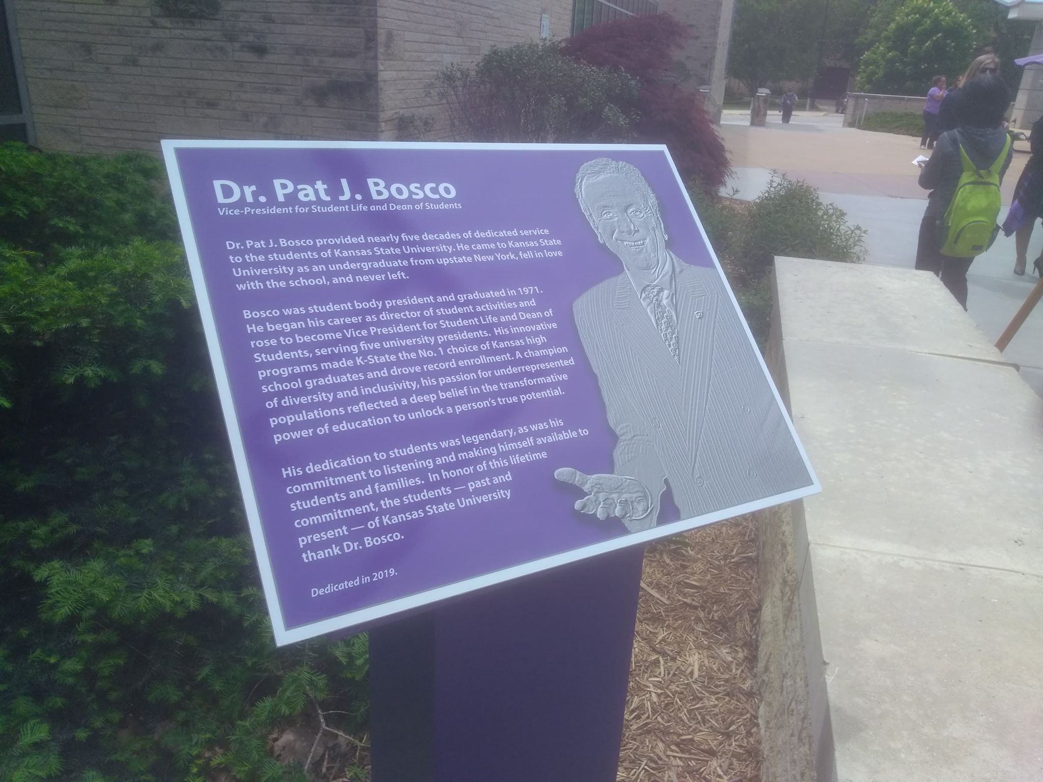 Bosco honored for five decades of service to K-State - News Radio KMAN