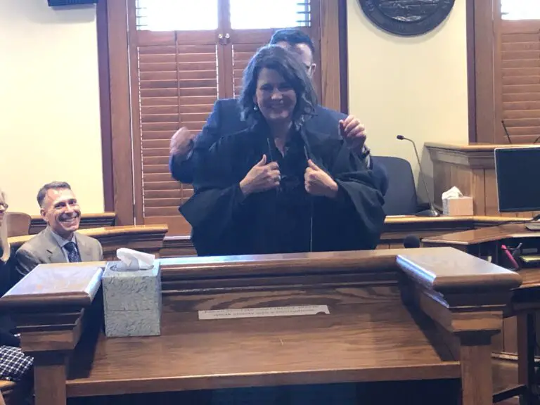 Lewison sworn in as first woman judge in 21st Judicial District - News ...
