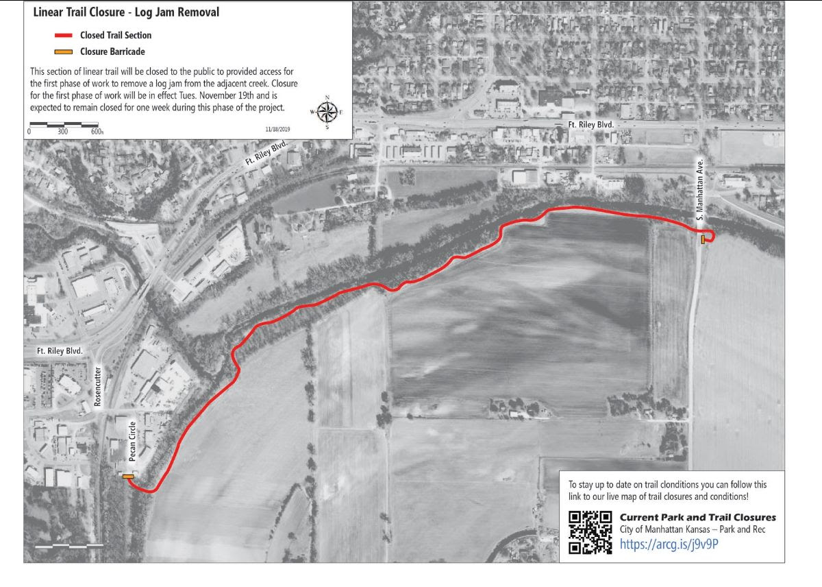 Log jam map - News Radio KMAN