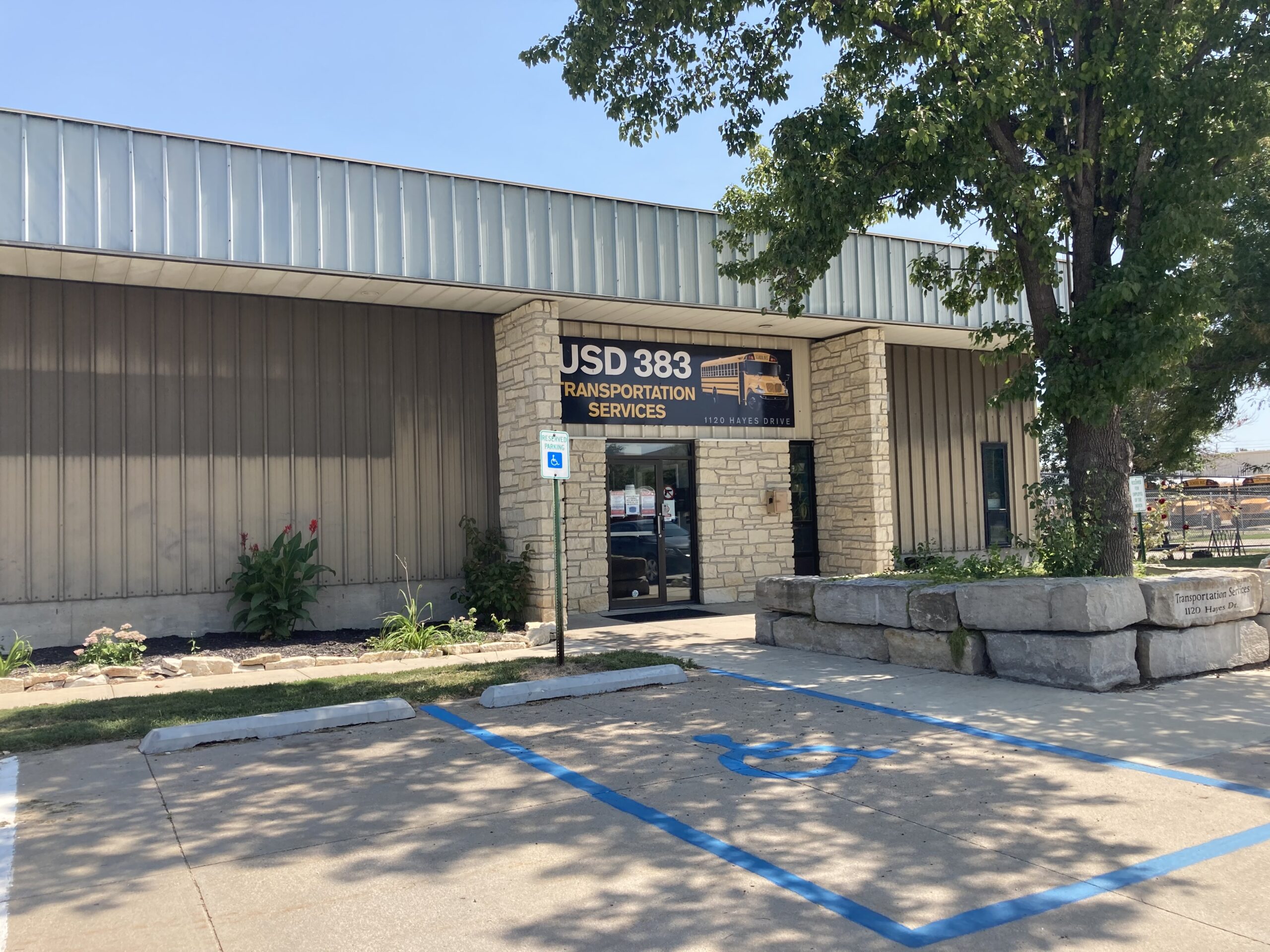 USD 383 bus barn 1 - News Radio KMAN