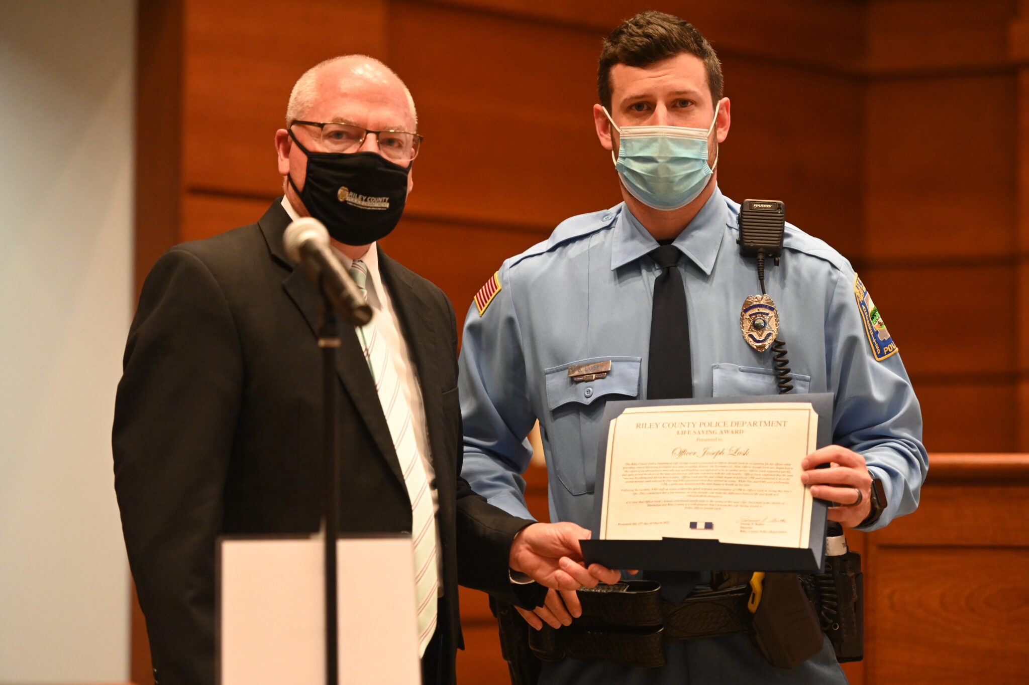 RCPD officer receives life-saving award - News Radio KMAN