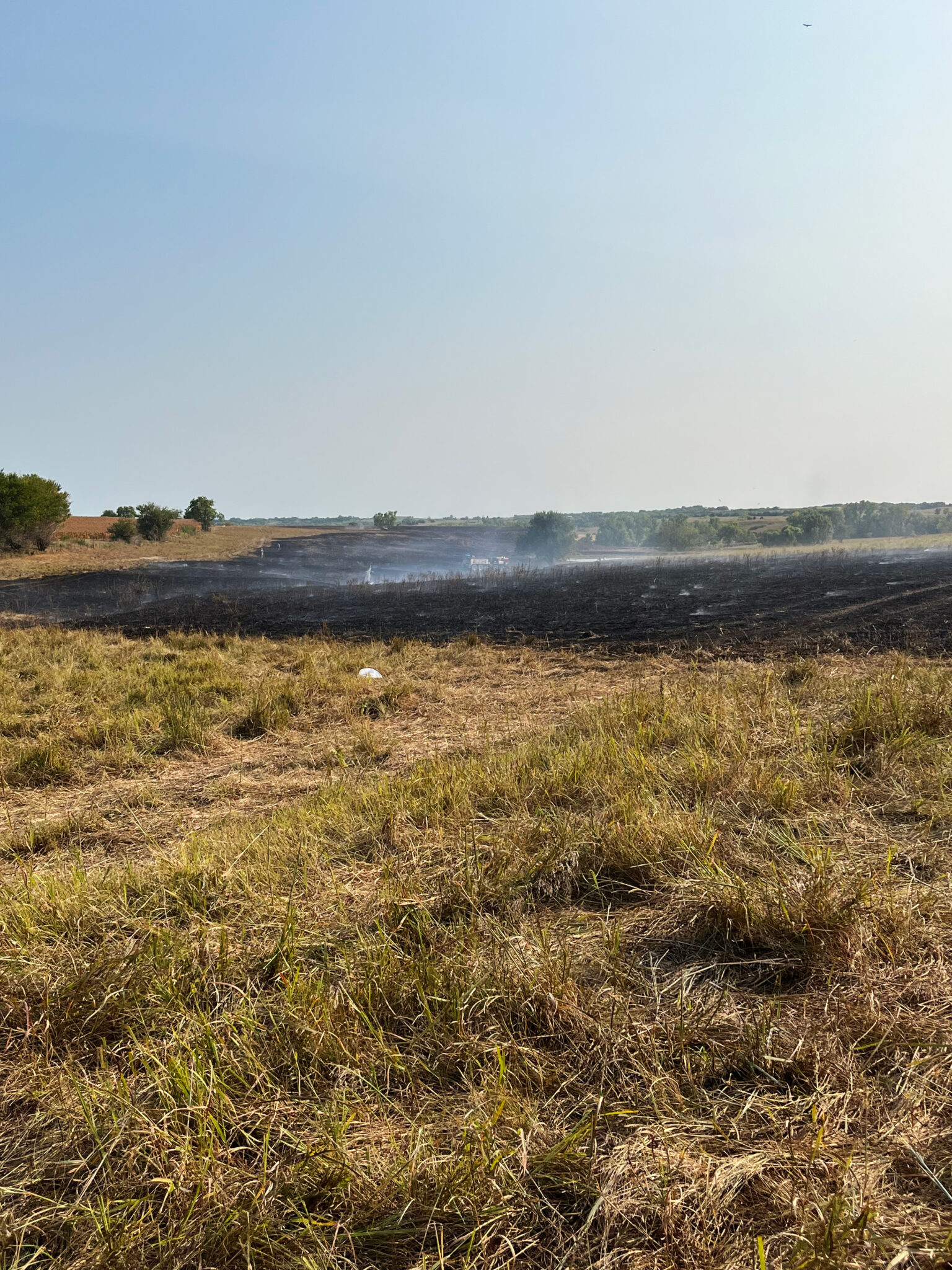 Brush fire scorches about 30 acres in northern Riley County – B104.7 ...