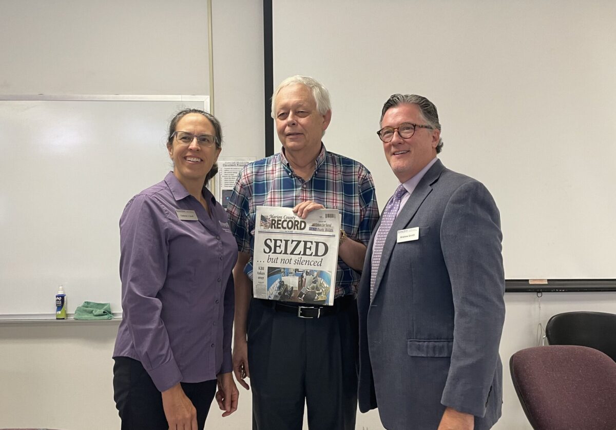 Marion County Record Owner Eric Meyer talks raid aftermath with K-State ...