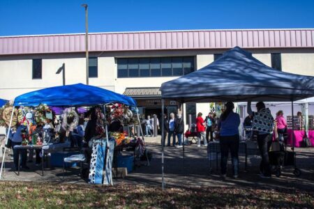 Friends operate booth at Buttons and Bows for woman who recently died ...
