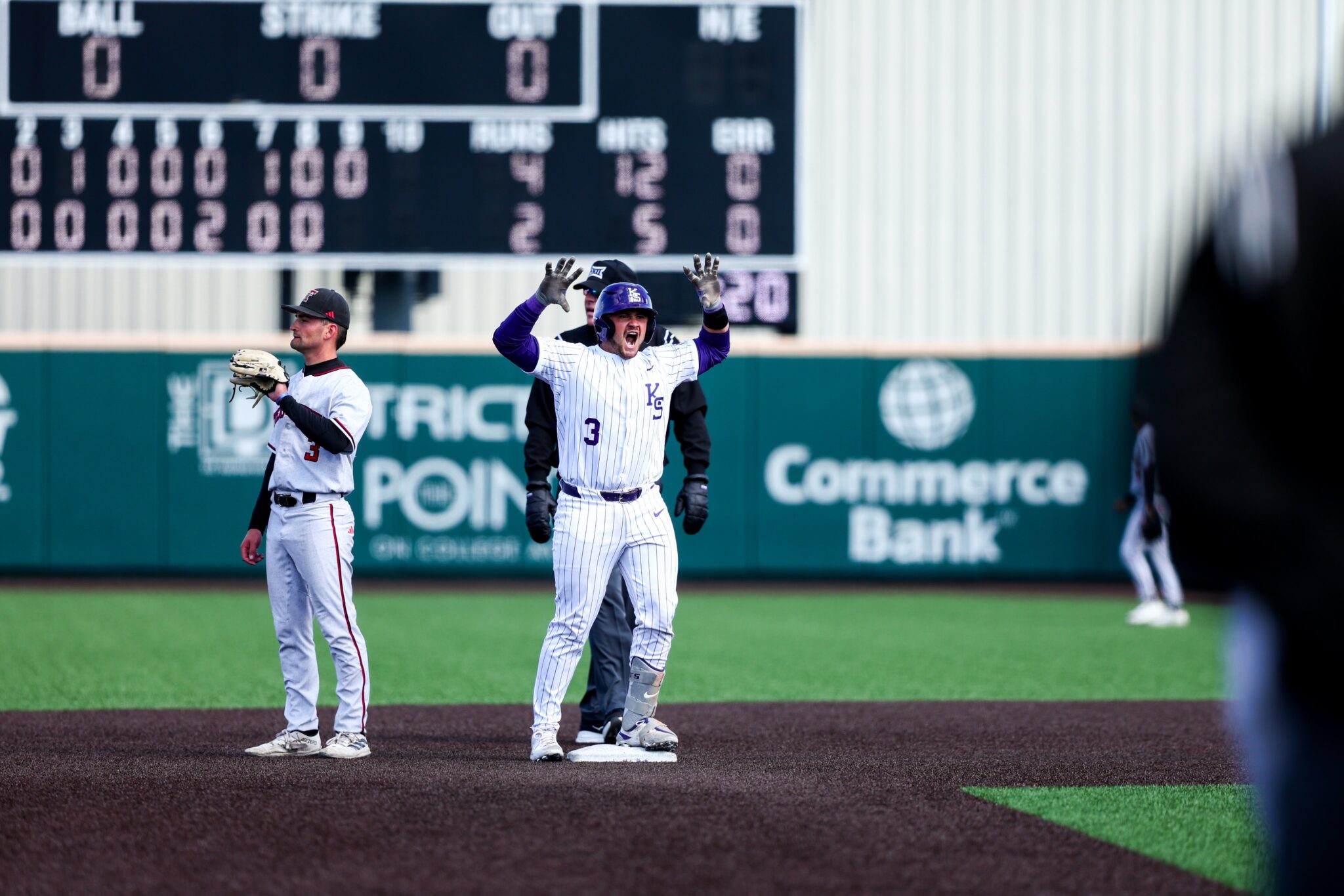 K-State baseball sweeps Texas Tech, still first place in Big 12 - News ...
