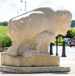 Flint Hills Discovery Center unveils bison sculpture - News Radio KMAN
